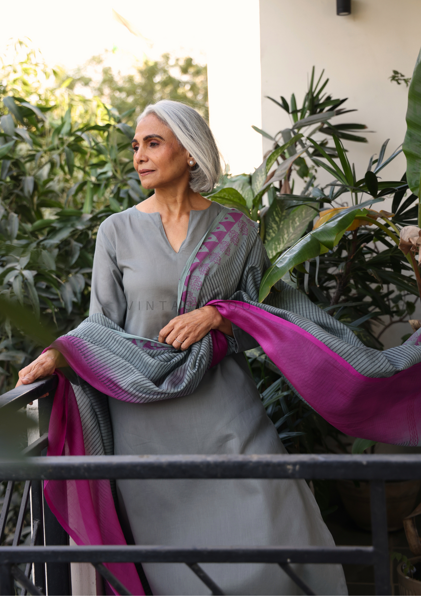 Space Grey Suit Set – Vintage Loom