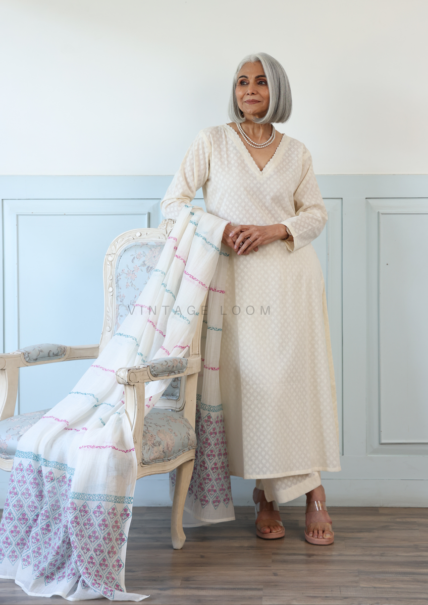 Ivory Suit Set – Vintage Loom